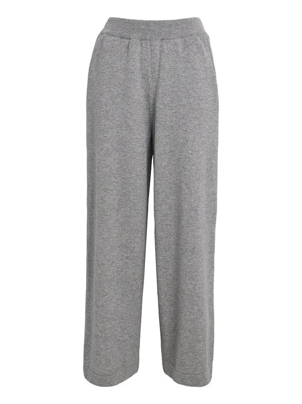 Johnstons Of Elgin Cashmere-blend Coll Trousers - Grey