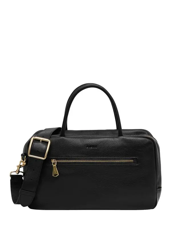 AIMEE Aimée Ritual Leather Satchel - Black