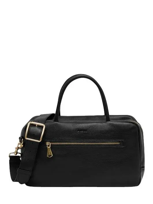 AIMEE Aimée Ritual Leather Satchel - Black
