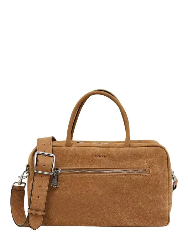 AIMEE Aimée Ritual Leather Satchel - Latte Nubuck