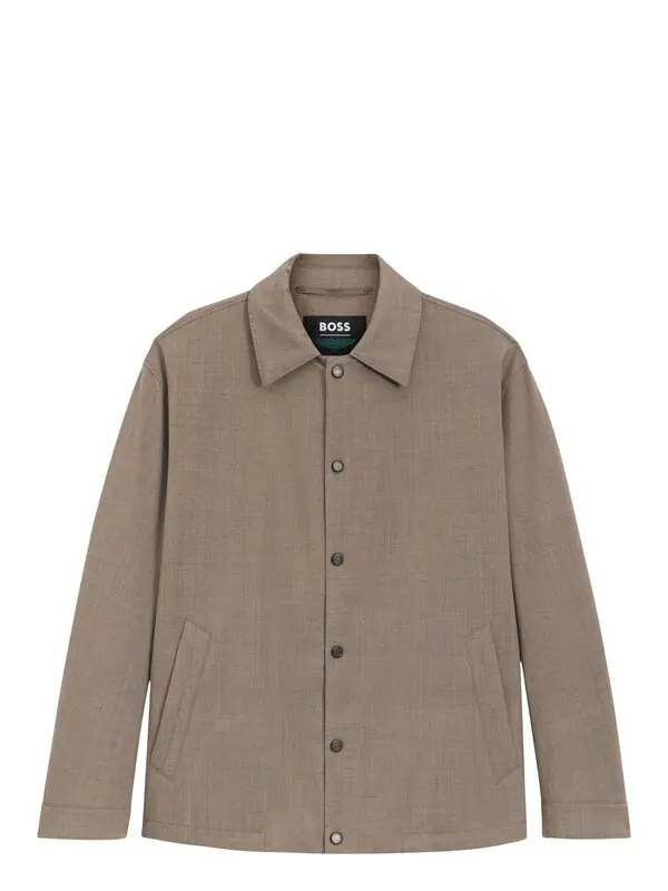 BOSS X Aston Martin Wool-blend Jacket - Grey