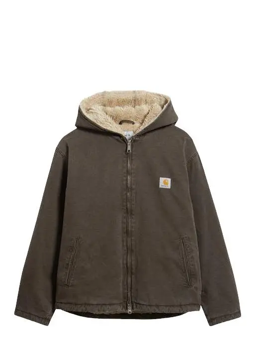 Carhartt Work In Progress Mitch Fleece Lined Hooded Jacket - Brass