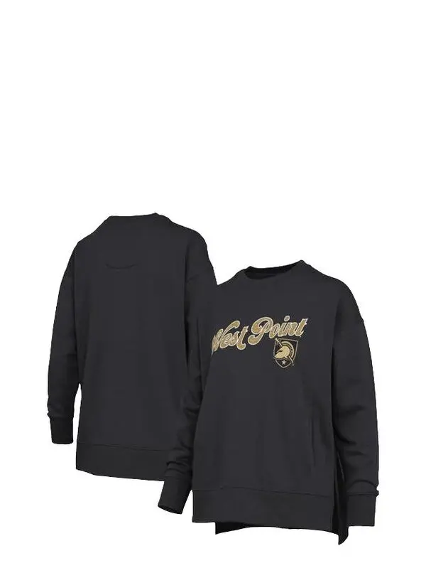 PRESSBOX Army Knights Bonanza Chenille Harper Script Sweatshirt - Black