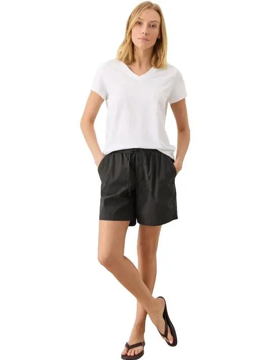 PACT Organic Cotton Softspun Essential V-neck Tee - White