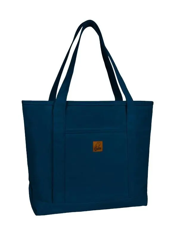 DALIX Canvas Tote Bag - Navy Blue