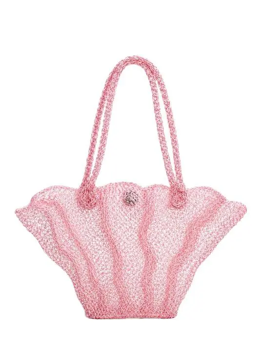 BRUNNA.CO The Arus Mesh Wire Bag - Pink
