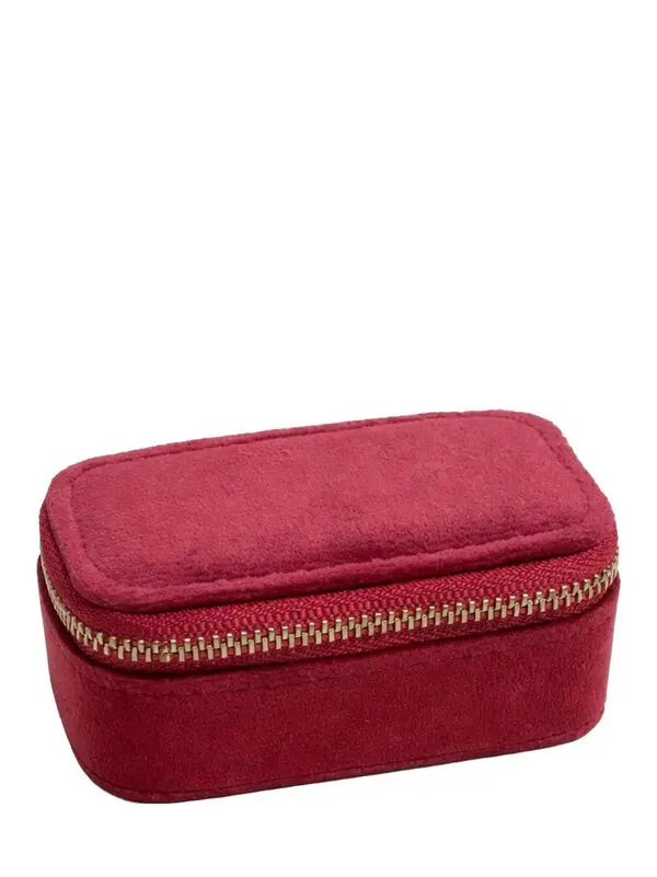 DONATELLO GIAN Mini Jewelry Travel Case - Red
