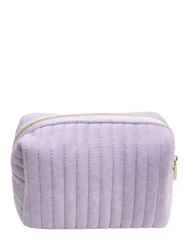 DONATELLO GIAN Velvet Cosmetic Bag - Purple