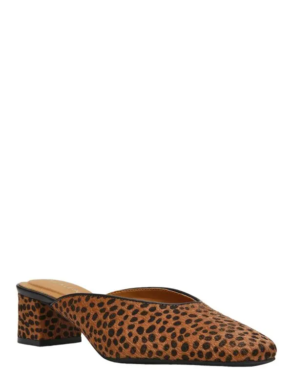 Anne Klein Maeus Mule - Leopard Calf Hair