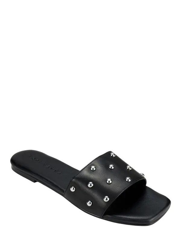 Yosi Samra Harley Studded Slide Sandal - Black