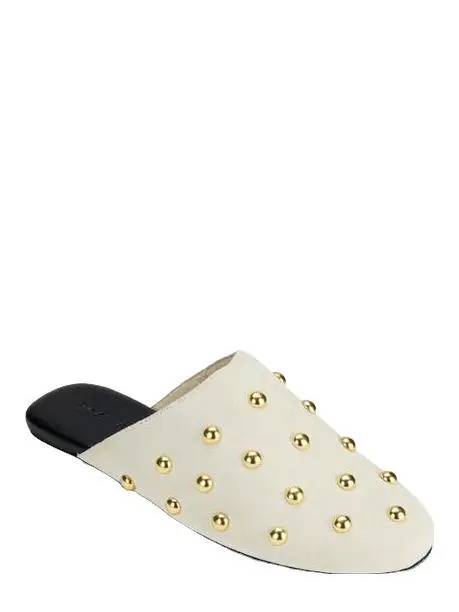 Yosi Samra Zoe Studded Mule - Cream