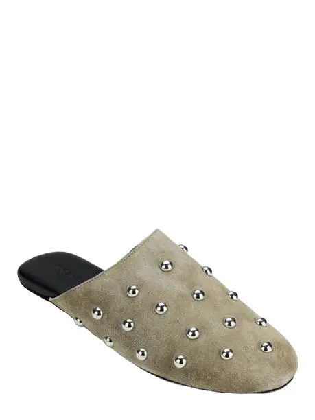 Yosi Samra Zoe Studded Mule - Taupe