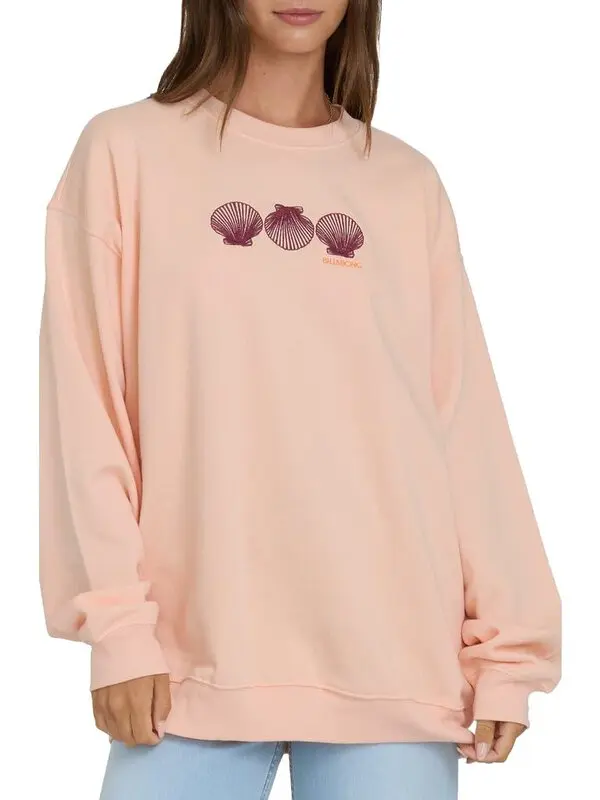 BILLABONG Embroidered Relaxed Crewneck Sweatshirt - Dropship Only