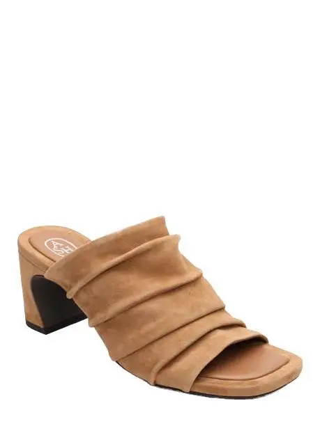 Ash Leather Slide Sandal - Moka Mou