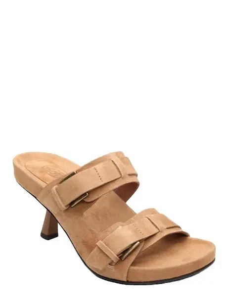 Ash Jakarta Calf Hair Slide Sandal - Moka Mou