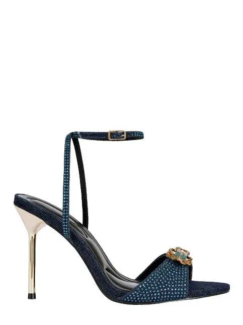 AZALEA WANG Treetok Stiletto Sandal - Denim
