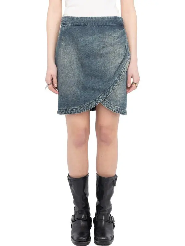 Zadig&Voltaire Denim Miniskirt - Medium Blue