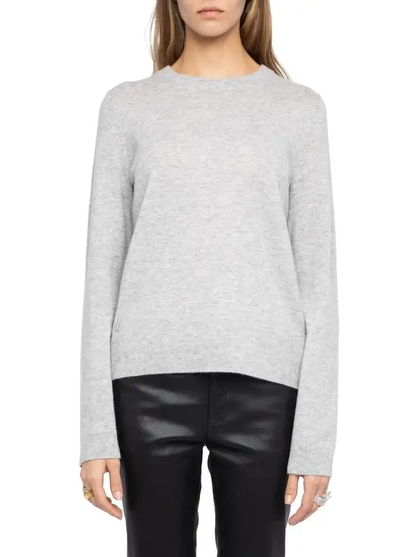 Zadig&Voltaire Cera Wool & Cashmere Sweater - Light Grey