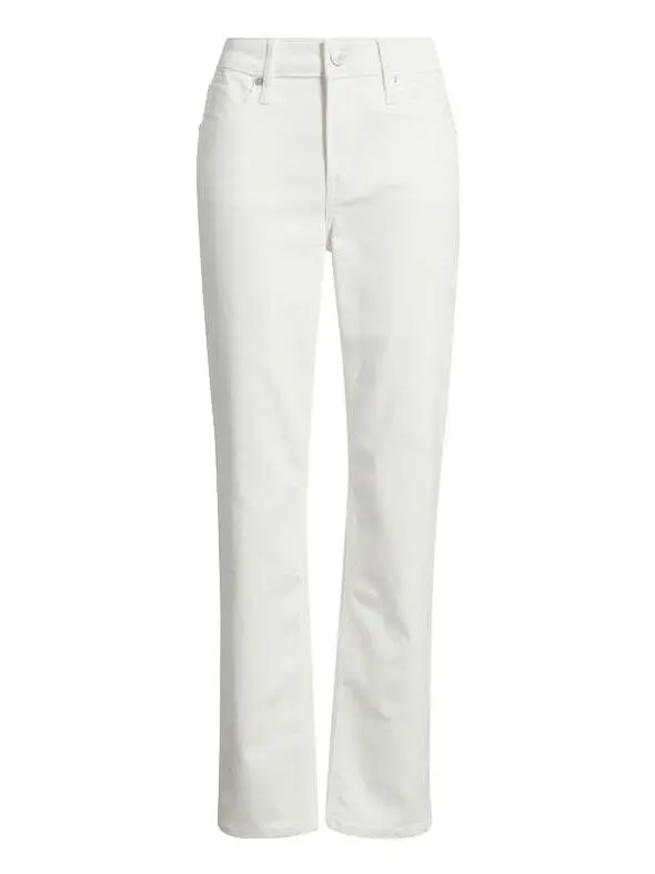 CITY BLUES Dover Ankle Straight Leg Jeans - Ivory