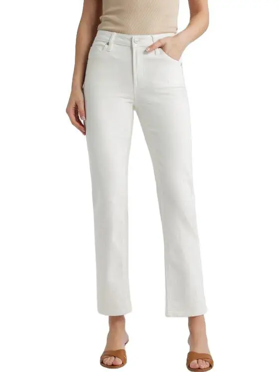 CITY BLUES Dover Ankle Straight Leg Jeans - Ivory