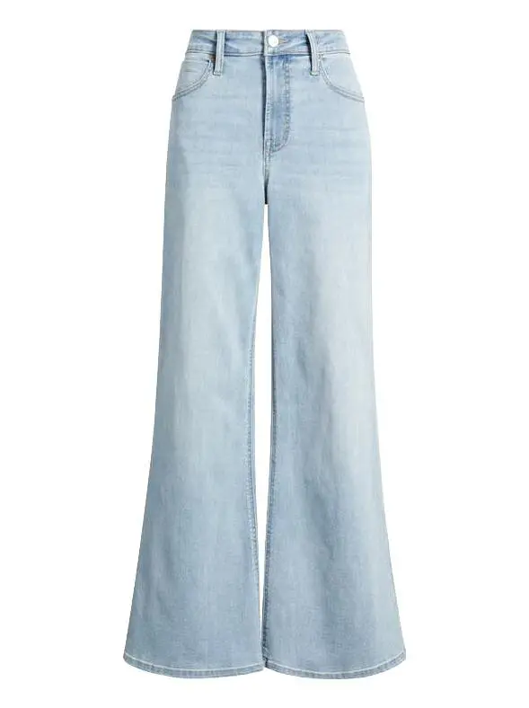 CITY BLUES Bond Wide Leg Jeans - Light Aged Wash