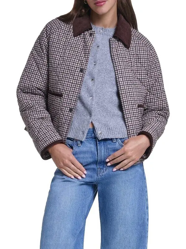 LEVI'S Quilted Barn Jacket - Houndstooth