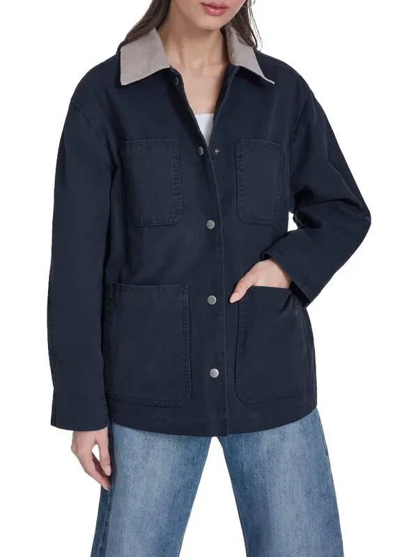 LEVI'S Contrast Collar Field Jacket - Navy