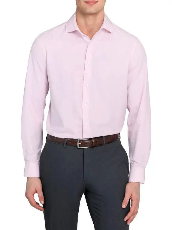 W.R.K Slim Fit Solid Performance Dress Shirt - Pink