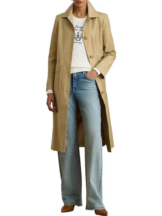 Ralph Lauren Cotton-blend Coat - Birch Tan