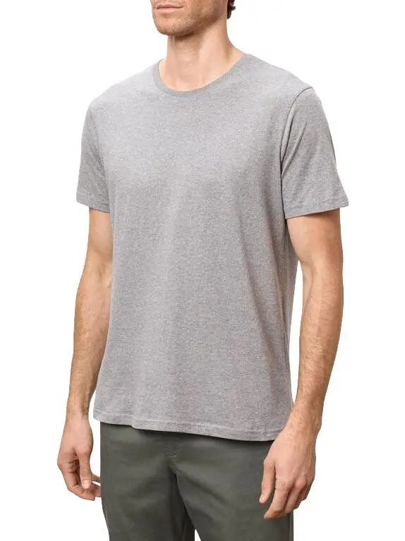 PACT Organic Cotton Softspun Essential Crewneck Tee - Heather Grey
