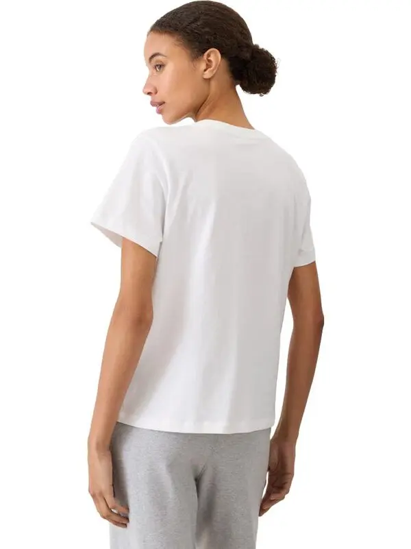 PACT Organic Cotton Softspun Essential Crewneck Tee - White