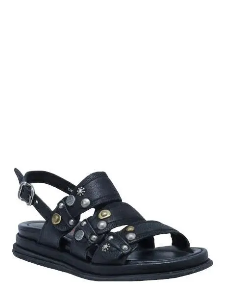 A.S.98 Scotty Slingback Sandal - Black