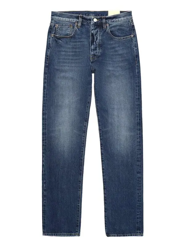 FORTELA 965 John 29 Japan Denim Cimosato Regular Fit Jeans - Dark Stone Wash