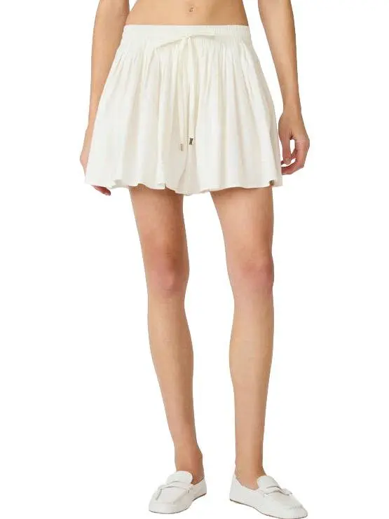 Steve Madden Pearly Pleated Miniskirt - Antique