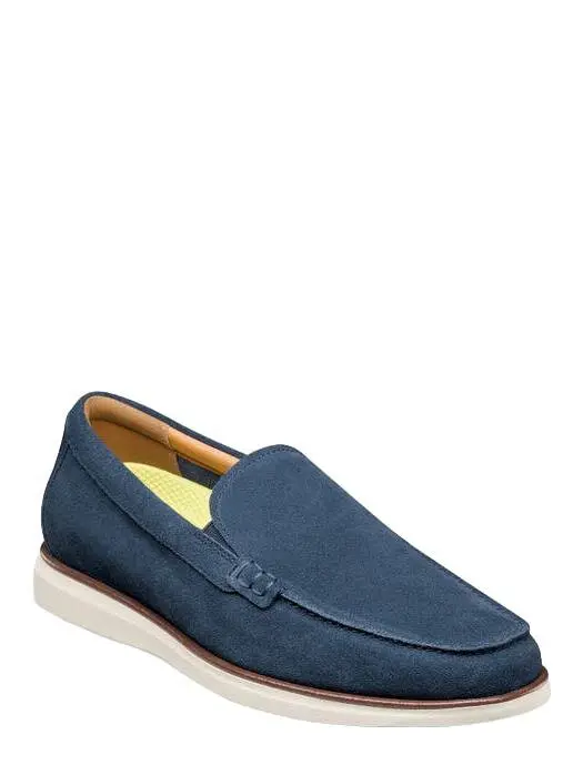 Florsheim Tropics Venetian Loafer - Navy Suede
