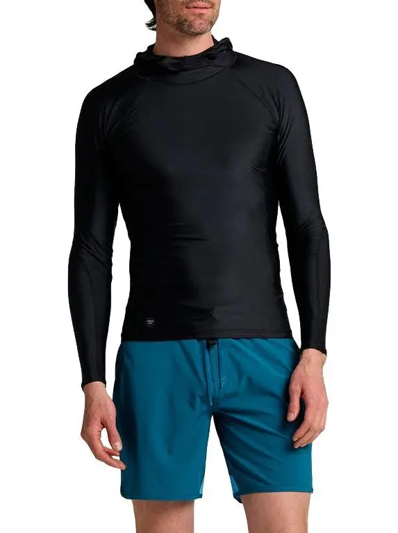 FREE FLY Pinnacle Hooded Rashguard - Black