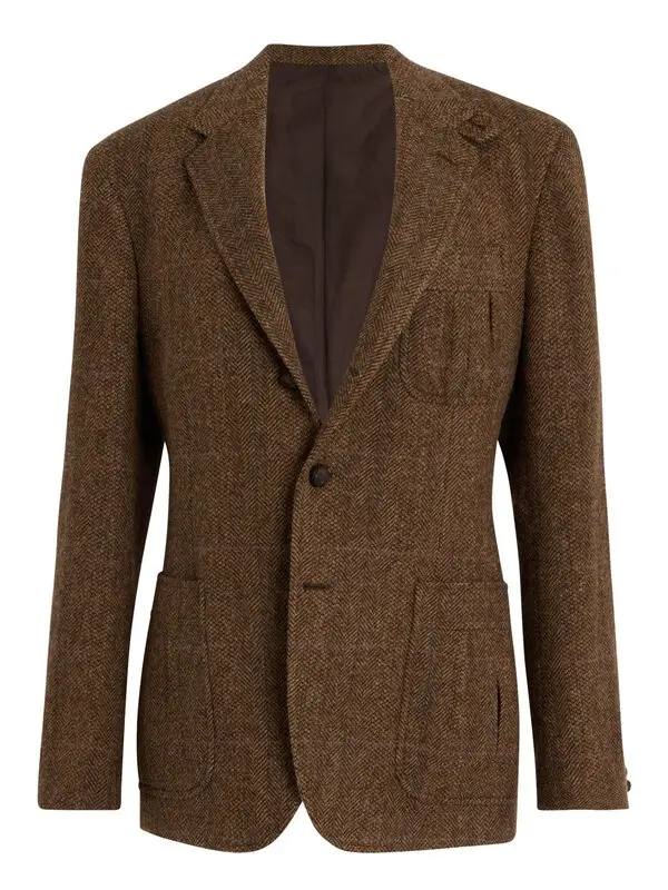 Ralph Lauren Bonner Tweed Blazer - Brown