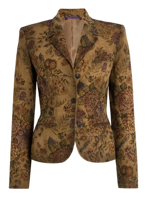 Ralph Lauren Maurice Floral Tapestry Jacket - Taupe