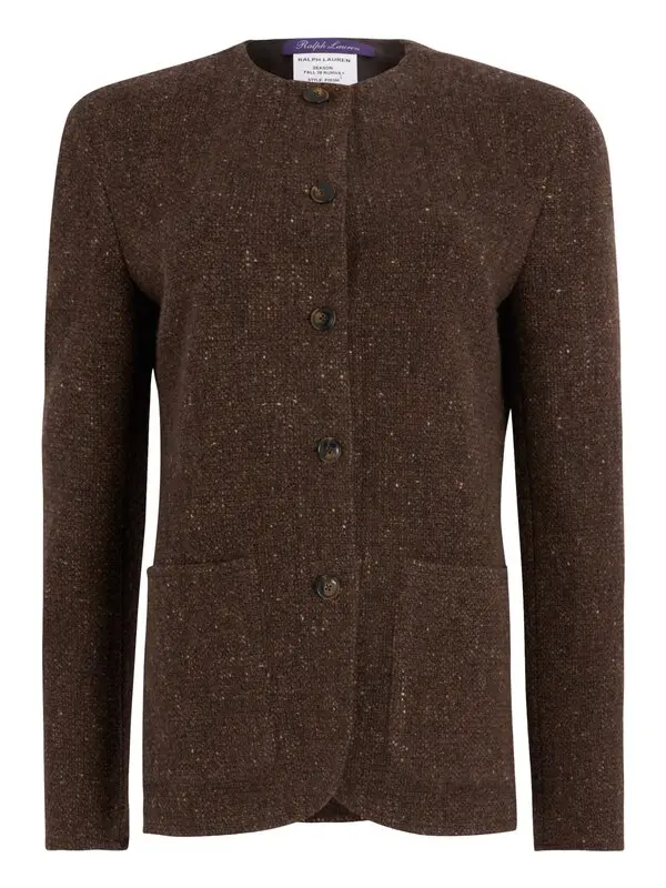 Ralph Lauren Alira Tweed Jacket - Brown