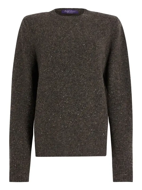 Ralph Lauren Cashmere Donegal Sweater - Taupe