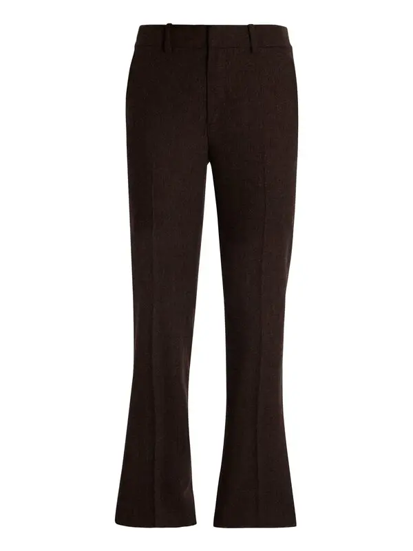 Ralph Lauren Andrey Striped Herringbone Trousers - Brown