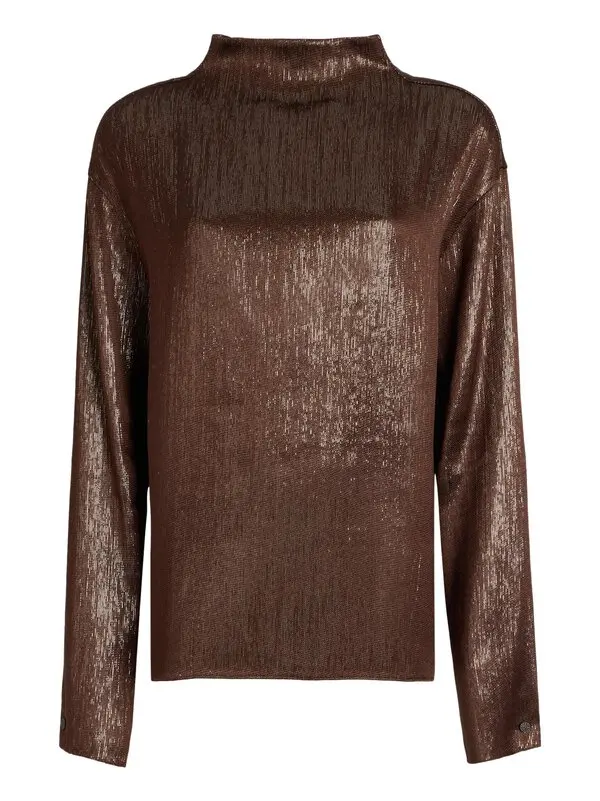 Ralph Lauren Metallic Tailoring Shirt - Brown