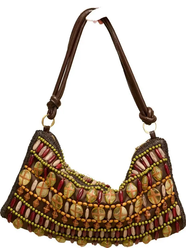 Cult Gaia Hera Mini Shoulder Bag - Brown