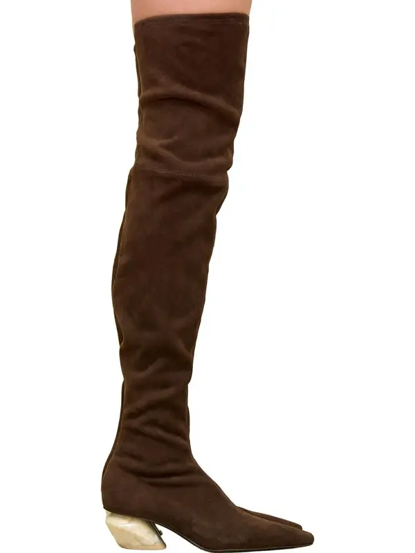 Cult Gaia City Over-the-knee Boots - Brown