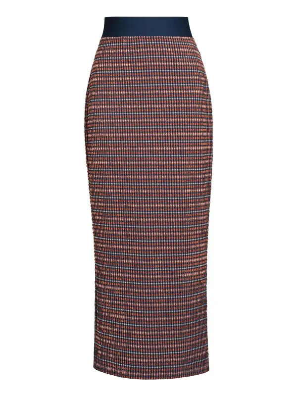 Rachel Comey Checked Pencil Midi Skirt - Multi