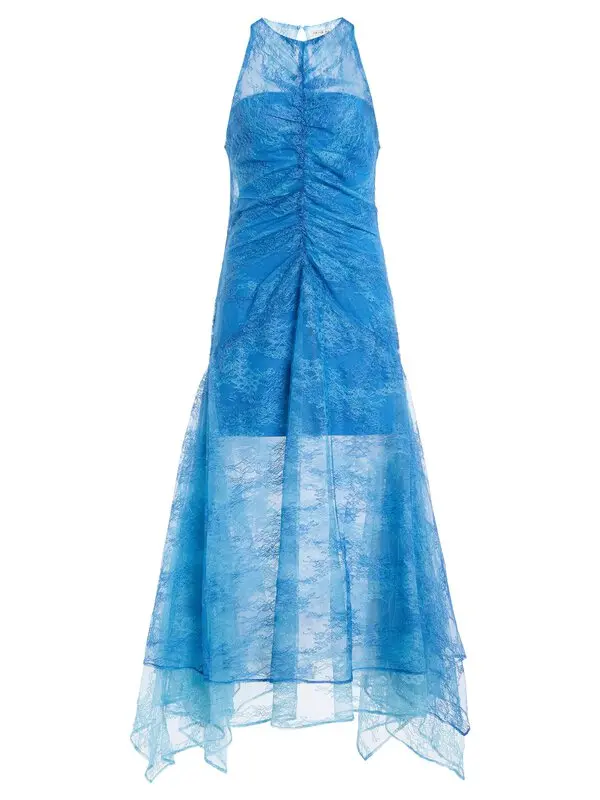 THIRD FORM Reflect Layered Lace Midi Dress - Blue