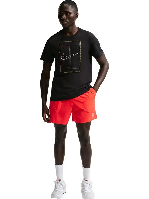 Nike Court Advantage Dri-fit 6" Tennis Shorts - Red