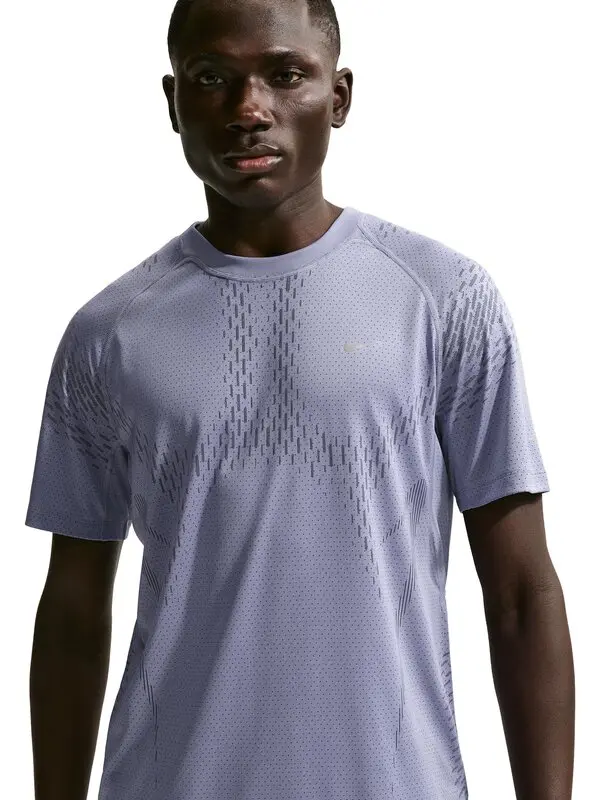 Nike Stride Dri-fit Adv Short-sleeve Running Top - Purple