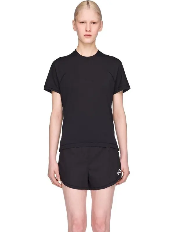 Adidas Y-3 Running Short Sleeve Tee - Black