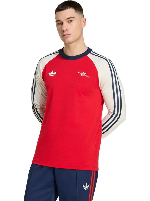 Adidas Arsenal Fc Og Longsleeve Shirt - Better Scarlet / Off White
